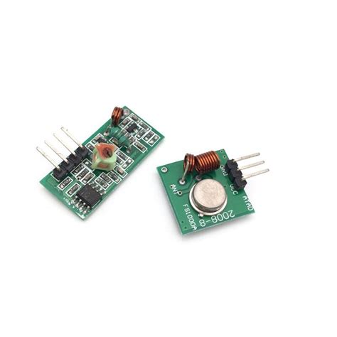 Módulo Rf 433 Mhz Kit Transmissor E Receptor Shopee Brasil