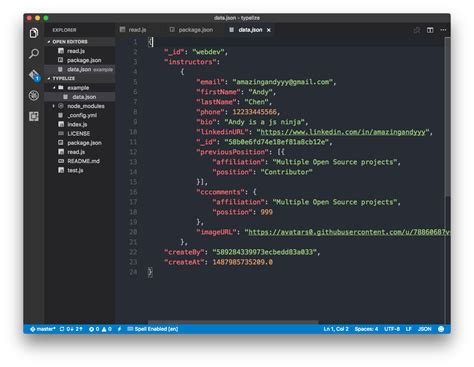 github opendidx typelize a cli tool converting a json to mongoose schema