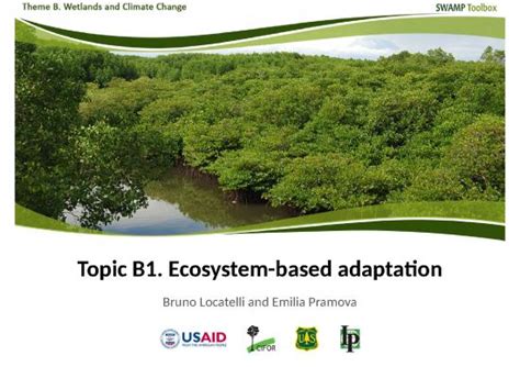 B1 Ecosystem Based Adaptation