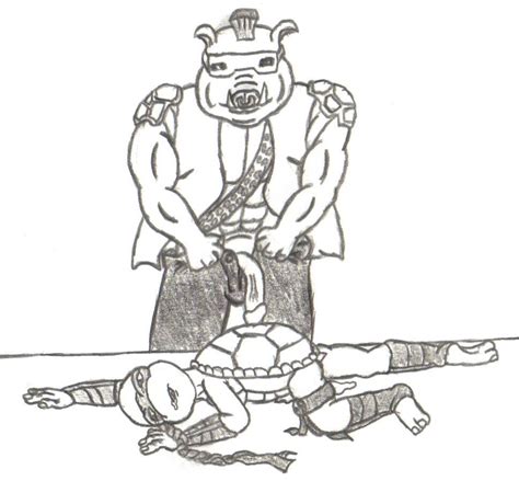 Rule 34 Anthro Anthro Only Bebop Female Monak Monochrome Straight Hair T M N T Teenage Mutant