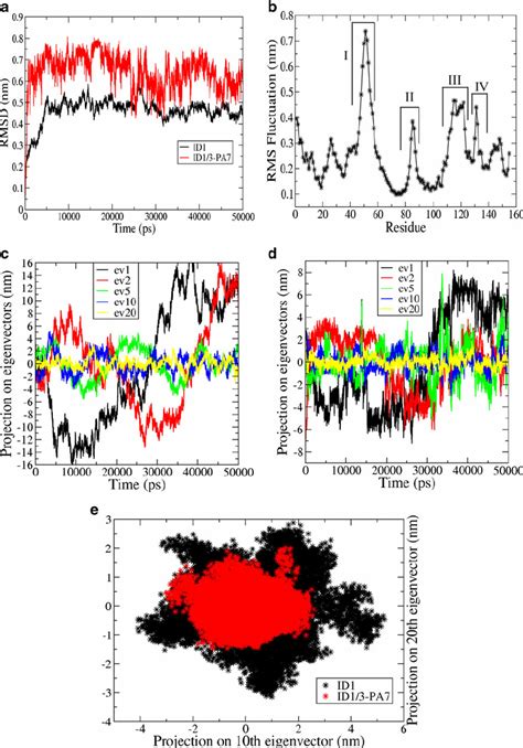 The Results Of Molecular Dynamics Simulation And Essential Dynamics Download Scientific