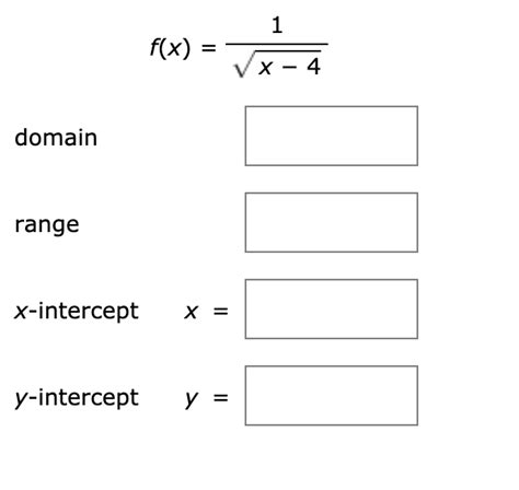 Solved Find The Domain Range And All Zerosintercepts If