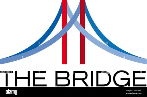 Vector Abstract Bridge Connection Concept Stock Vector Image And Art Alamy