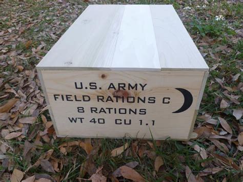 Ww2 C Ration Crate Later Version Frontline Crate Co