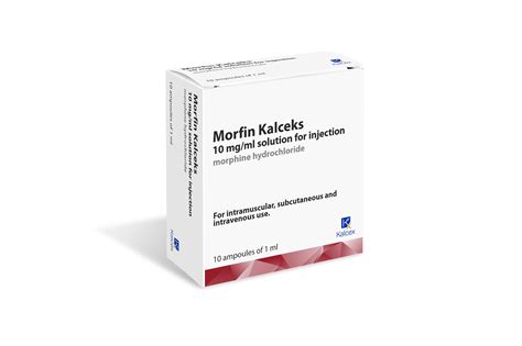 Morphine Hydrochloride Kalceks Kalcex
