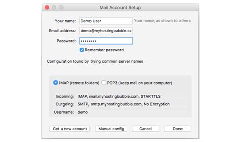 Thunderbird Imap Wide My Hosting Bubble