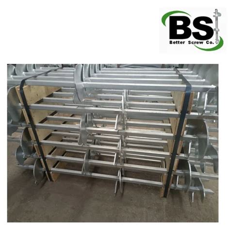 Square Shaft Helical Piles For Mooring System Mooring System And Square Piers