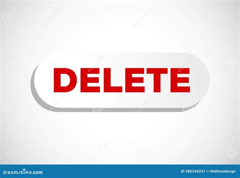Delete Button Trash Can Bin Symbol Delete Web Icon Vector Illustration Stock Vector