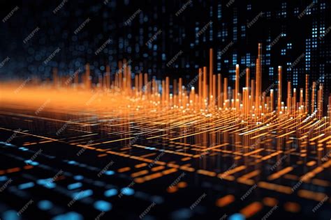 premium photo data technology background big data visualization