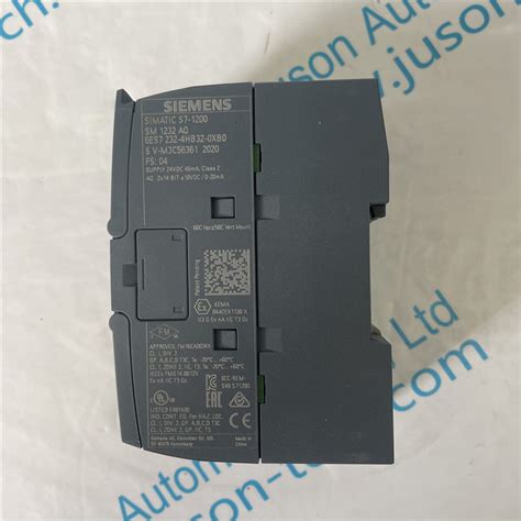 Siemens Analog Output Module 6es7232 4hb32 0xb0 Simatic S7 1200 Analog Output Sm 1232 2 Ao