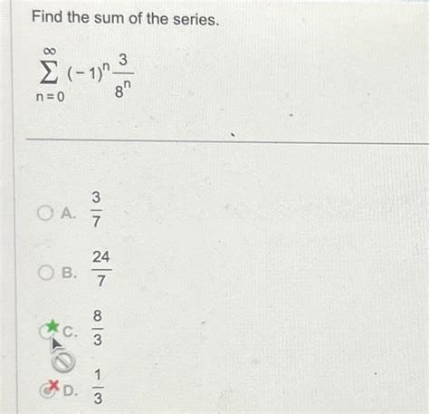 Solved Can Someone Please Explain How To Find The Sum Of The