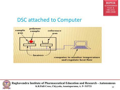 Differential Scanning Calorimeter Instrumentationdsc Pptx
