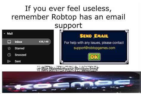 Cockmock Oh Yeah Also Robtop Email Support Rgeometrydash