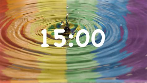 15 Minute Timer 15 Minute Countdown Timer With End Sound Soothing Lovers Youtube