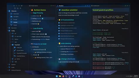 My Obsidian Custom Theme V3 Of Blue Topaz R Obsidianmd