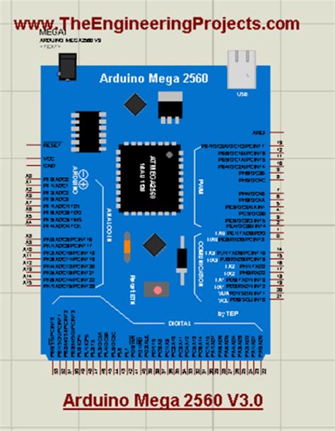 Arduino Mega 2560 Library For Proteus V3 0 The Engineering Projects