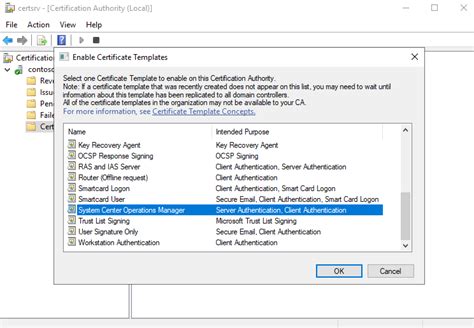 How To Create A Certificate Template For Operations Manager Blake Drumm Technical Blog