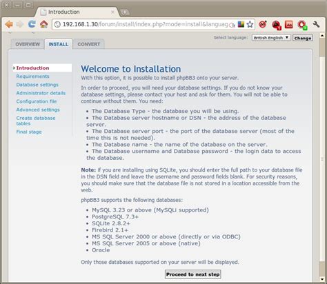 Install Phpbb Forum On Linux Centos 6 It Box For Vn