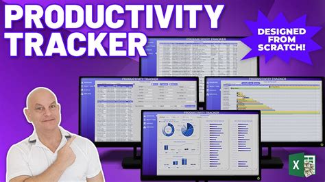 How To Create A Powerful Productivity Tracker In Excel Full Training And Free Download Youtube
