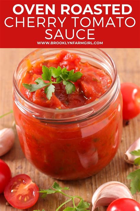 Roasted Cherry Tomato Sauce Recipe The Best Garden Recipe