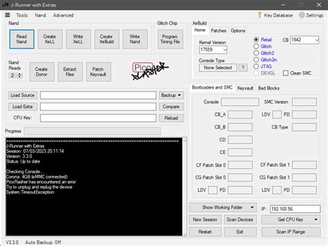 J Runner Freezes And Shows This Error After Pressing Anything Read
