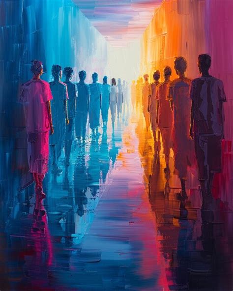 Premium Photo A Vibrant Scene Depicting The Unity Of Healthcare Workers