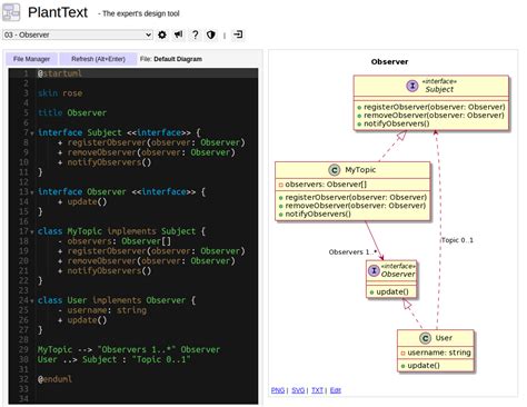 Planttext The Experts Design Tool