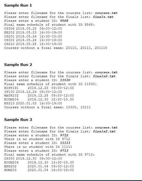 Solved Inputs There Are Two Input Files The Details Of
