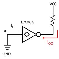 SN74LVC06A Q1 Output Leakage Current Logic Forum Logic TI E2E Support Forums