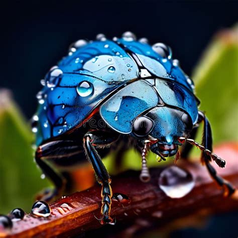 Ladybug Image Created By Ai Generated Stock Illustration Illustration Of Seamless Black