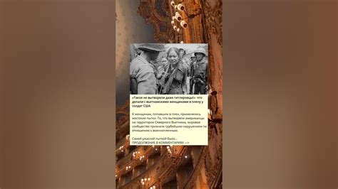 «Такое не вытворяли даже гитлеровцы что делали с вьетнамскими женщинами в плену у солдат США