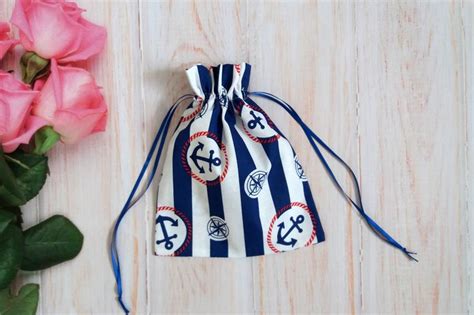 Еко мішечок маленький якоря — цена 65 грн в каталоге Хозяйственные сумки Купить товары для