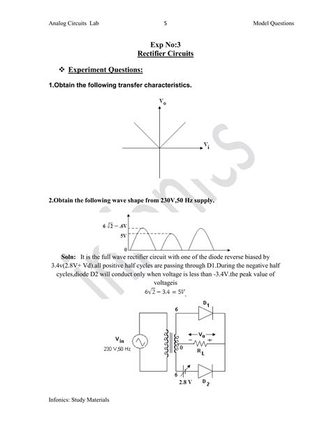 Analog Circuits Lab Possible Viva Questions Pdf