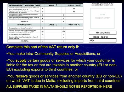 PPT The VAT Return PowerPoint Presentation Free Download ID