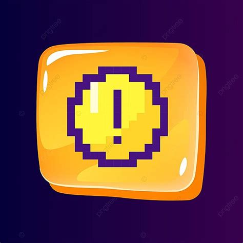 Glossy Ui Button With Pixelated Color Icon For Promoting Awareness