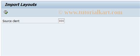 KEJ SAP Tcode Import Layout