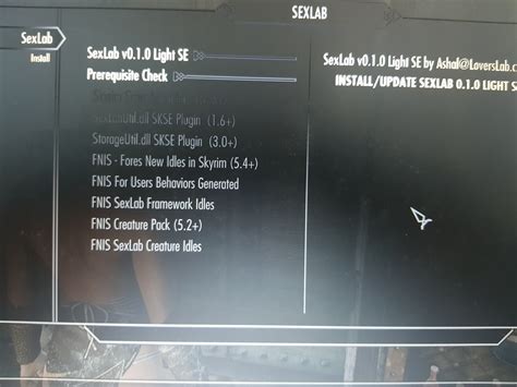 Sexlab Installation In Skyui Technical Support Skyrim Special Edition Loverslab