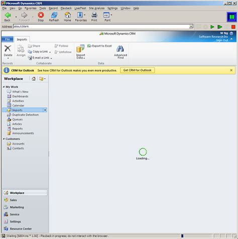 Evalid Testing Microsoft Dynamics Modal Dialog Processing
