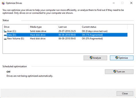 How To Optimize And Defragment Drives In Windows 10 TechCult