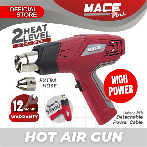 Mace Plus Mt Hg2000 Hot Air Gun Blower Hot Gun Heat Gun Blower Heat Shrink Gun Heatgun Blower