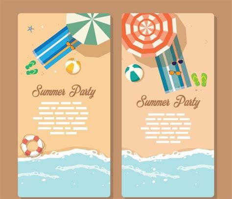 여름 방학 배너 Eps Ai Uidownload