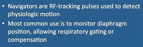 Navigator Echoes Questions And Answers In Mri