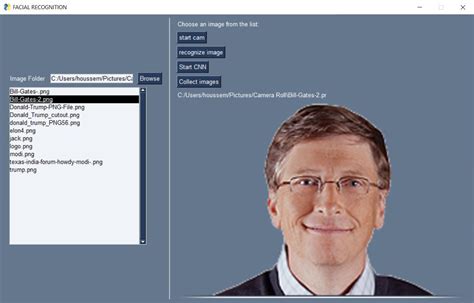 GitHub HoussamBahi Facial Recognition With GUI