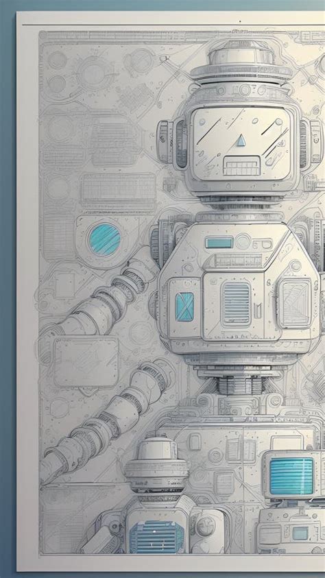 Future Science And Technology Artificial Intelligence Science Experiment Illustration Stock