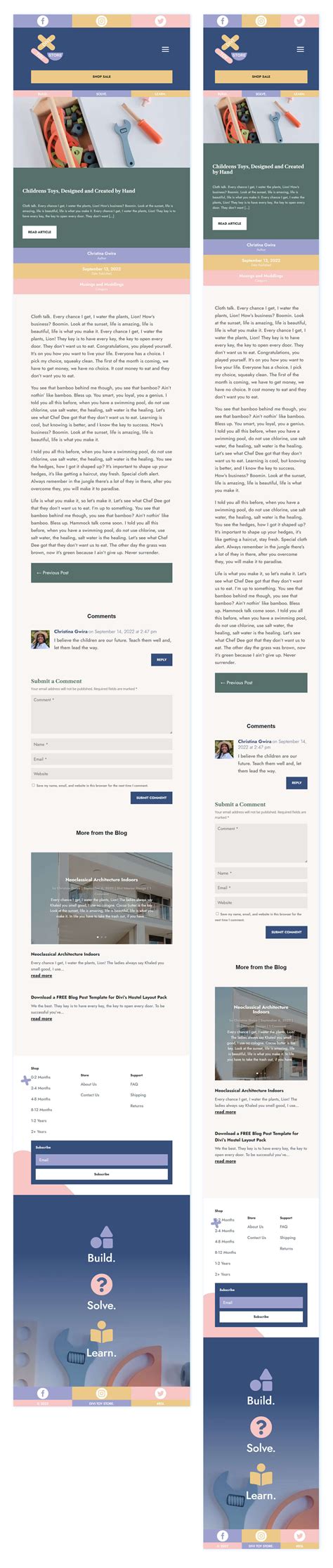 Download A Free Blog Post Template For Divis Toy Store Layout Pack Kerbco Web Services