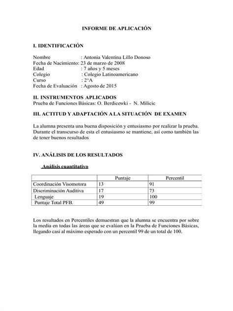 Dokumen Tips Informe Prueba De Funciones Basicas Pdf