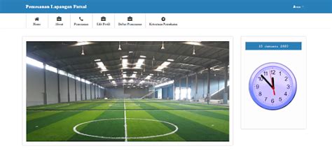 Source Code Php Pemesanan Lapangan Futsal Berbasis Web