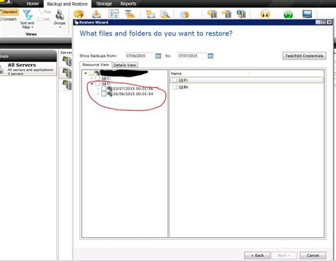 Solved Backup Exec 2012 Restores Are Not Appearing VOX