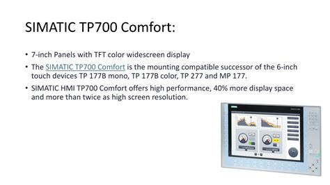 PPT Simatic Hmi Comfort Panel PowerPoint Presentation Free Download ID 13326608