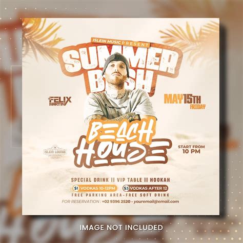 Premium Psd Night Party Poster Template